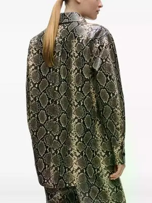 Karl Lagerfeld Faux-python Overshirt