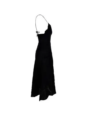 REFORMATION V-neck Button-front Dress