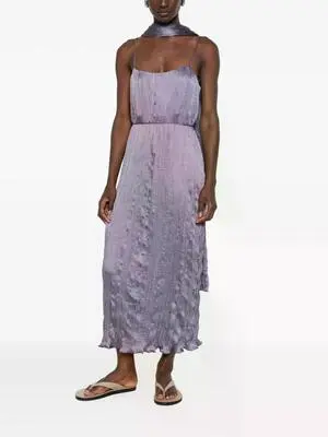 Posse Esme Crinkled Slip Midi Dress