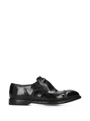 Premiata Cordovan Leather Oxford Shoes - Black