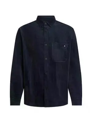 Karl Lagerfeld Corduroy Pocket Shirt - Blue