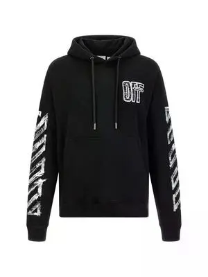 Off-White Motion Arrow Skate Hoodie - Black