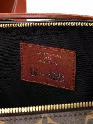 LOUIS VUITTON X Nba Handle Trunk Bag Monogram Canvas Crossbody Bag - Brown