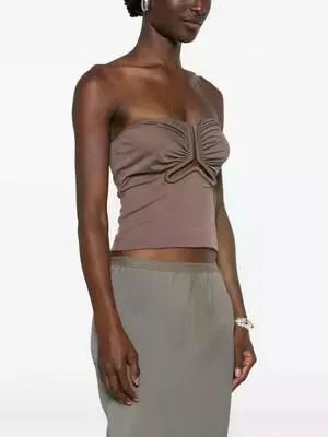 Rick Owens Alannah Cut-out Bustier Top - Purple