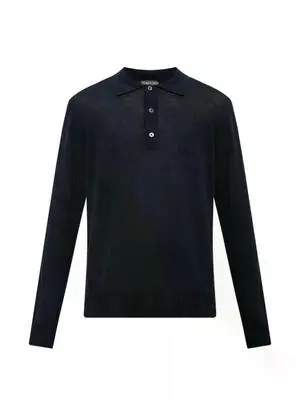 TOM FORD Fine-gauge Silk Linen Polo