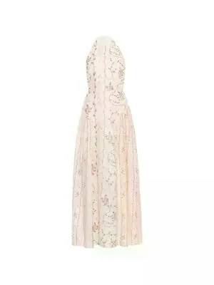 Agua Bendita Balsa Navegante Maxi Dress - Neutrals