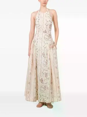 Agua Bendita Balsa Navegante Maxi Dress - Neutrals