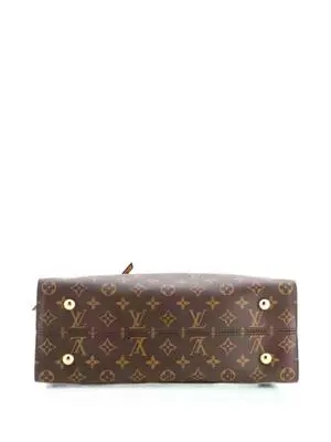 LOUIS VUITTON Tuileries Handbag Monogram Canvas With Leather Satchel