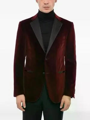 Corneliani Velour Single-breasted Blazer