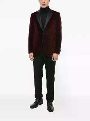 Corneliani Velour Single-breasted Blazer