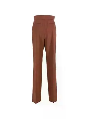 Valentino Garavani Pleated Wool Trousers