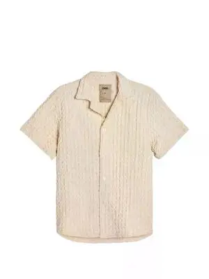 OAS Company Cuba Waffle-knit Shirt - Neutrals
