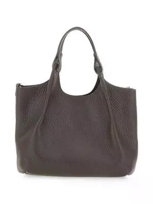 GIANNI CHIARINI Medium Dua Grained Tote Bag - Brown