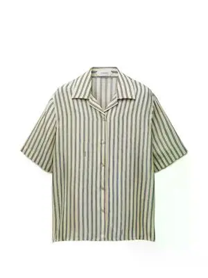 Versace Printed Silk Twill Shirt