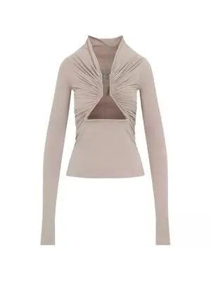 Rick Owens Cut-out Gathered Top - Pink