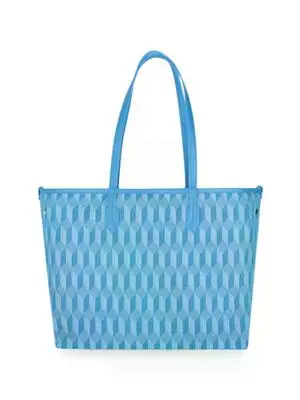 AU DEPART Geometric-jacquard Tote Bag - Blue
