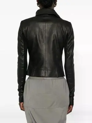 Rick Owens Lambskin Leather Biker Jacket