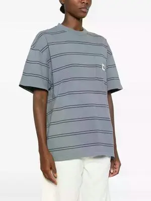 Carhartt Work In Progress Stripe-pattern Pocket T-shirt