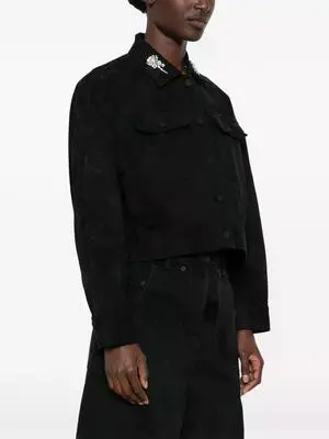 Simone Rocha Crystal-embellished Jacquard Jacket
