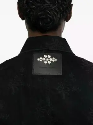 Simone Rocha Crystal-embellished Jacquard Jacket