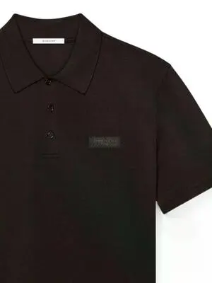 Givenchy Polo In Cotton With Paris Gros Grain
