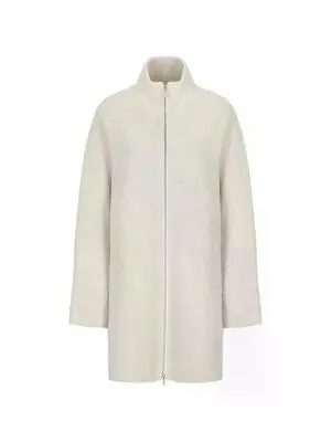 Peserico Sequin Embellished Oversized Coat - Neutrals