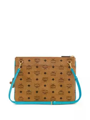 Mcm X We The Best Medium Visetos Logo-print Pouch