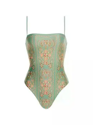 Agua Bendita Durazno Playa Swimsuit - Green