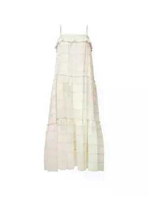 DRYKORN Nivela Tiered Ruffled Maxi Dress - Neutrals