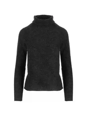Bruno Manetti Sequin-embellished Turtleneck Sweater - Grey