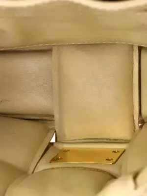Bottega Veneta Cassette Chain Padded Maxi Leather Crossbody Bag - Neutrals