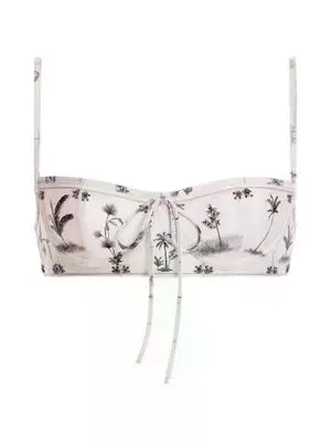 Agua Bendita Libertad Arena Bikini Top - Neutrals