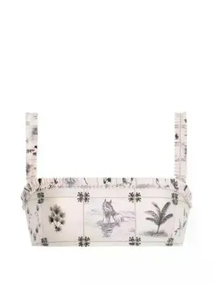 Agua Bendita Olmo Arena Bikini Top - Neutrals