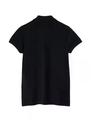 Maison Kitsuné Fox Patch Polo Shirt - Black