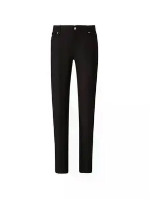 Marco Pescarolo Nerano Logo-plaque Slim-fit Jeans - Black