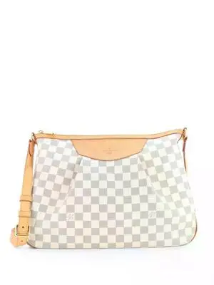 LOUIS VUITTON Siracusa Handbag Damier Mm Shoulder Bag - White