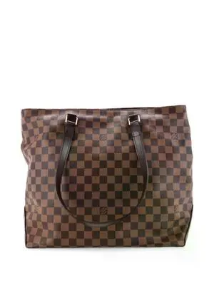 LOUIS VUITTON Cabas Mezzo Damier Tote Bag - Brown