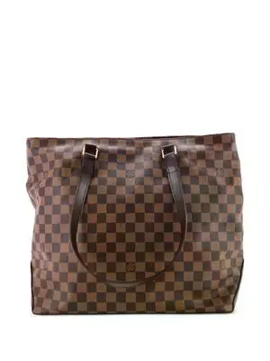 LOUIS VUITTON Cabas Mezzo Damier Tote Bag - Brown