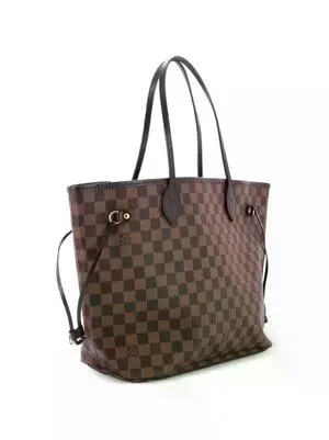 LOUIS VUITTON Neverfull Damier Mm Tote Bag - Brown