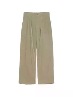 Nanamica Silk-nep Twill Trousers - Green