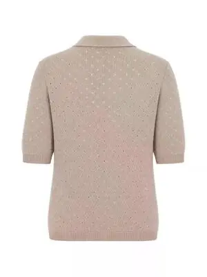 Fabiana Filippi Short-sleeve Top - Brown