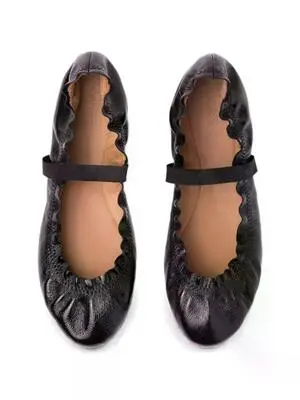 ODISSI Flora Patent Leather Ballet Flats