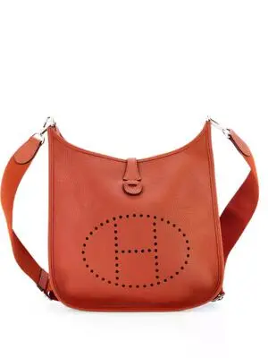 Hermès Evelyne Bag Gen Iii Clemence Pm Crossbody Bag - Brown
