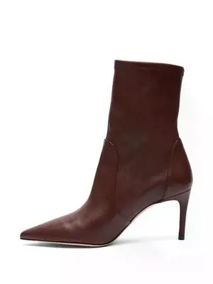 STUART WEITZMAN Pointed-toe Stiletto Ankle Boots - Brown