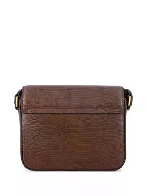 SESSUN Lizard-effect Leather Small Shoulder Bag