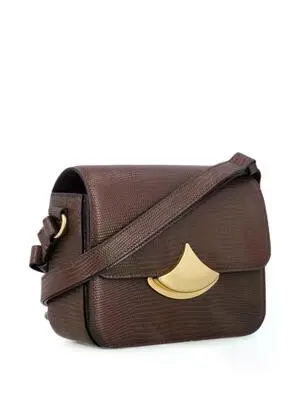 SESSUN Lizard-effect Leather Small Shoulder Bag