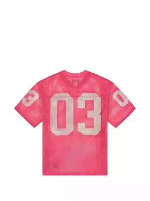 BILLIONAIRE BOYS CLUB Logo-print Mesh T-shirt - Pink