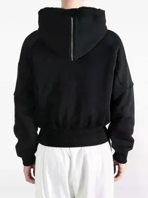 Moose Knuckles Oro Bunny Pom-pom Zip-up Reversible Hoodie