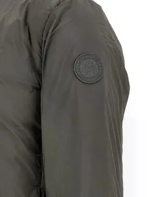 Canada Goose Lodge Jacket With Padded Down Collar And Zip Fastening
