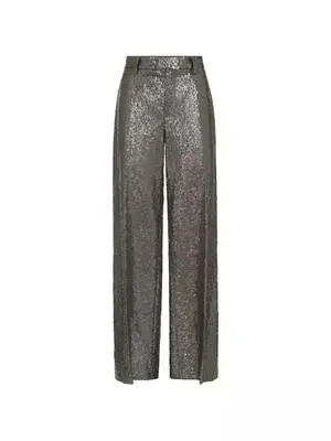 Women's Sequined Wide-Leg Pants